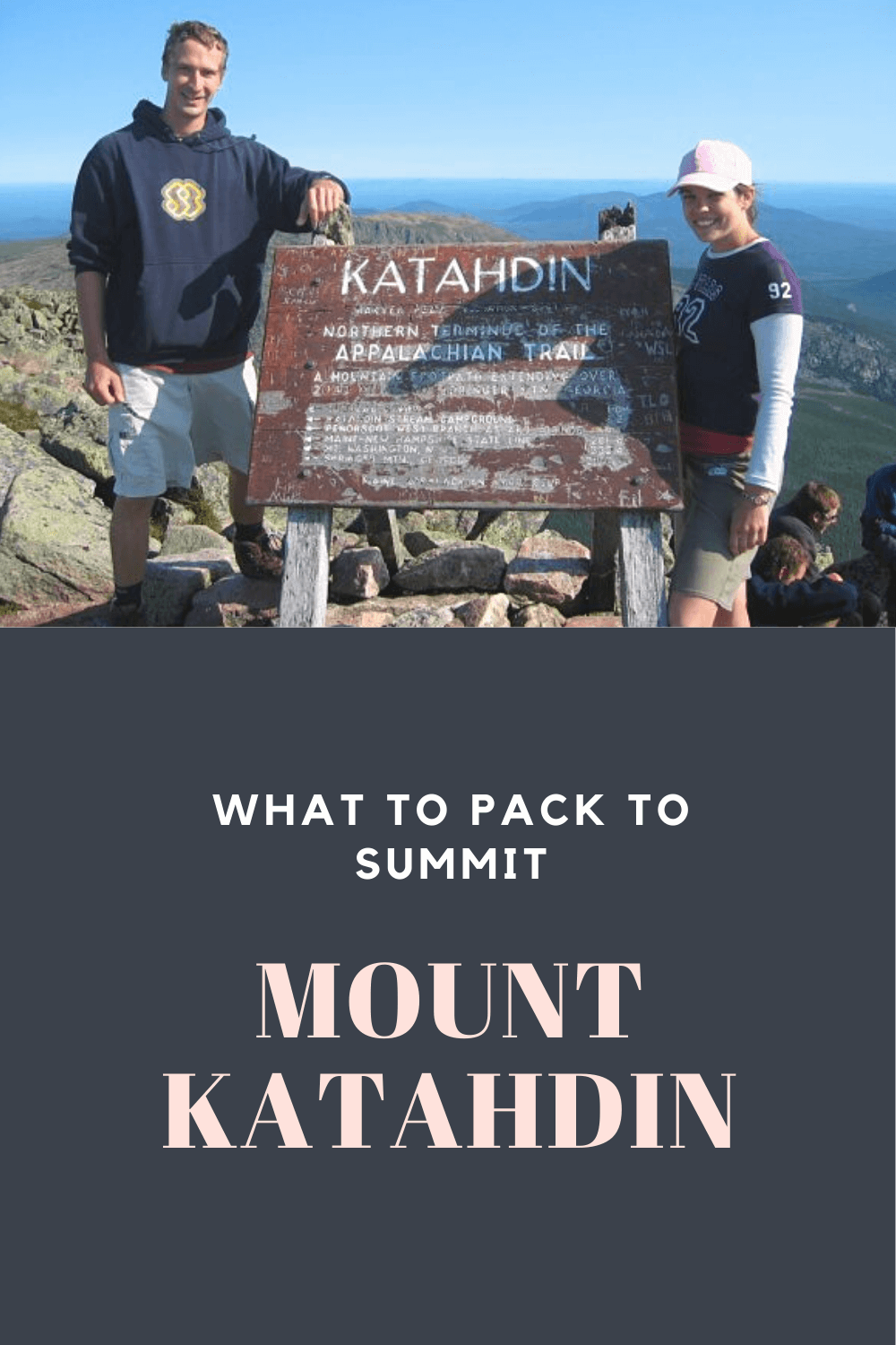 Guide for what to pack to summit Mount Katahdin